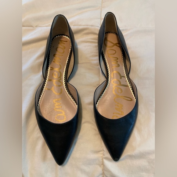 Sam Edelman | Shoes | Sam Edelman Leather Pointed Flats | Poshmark